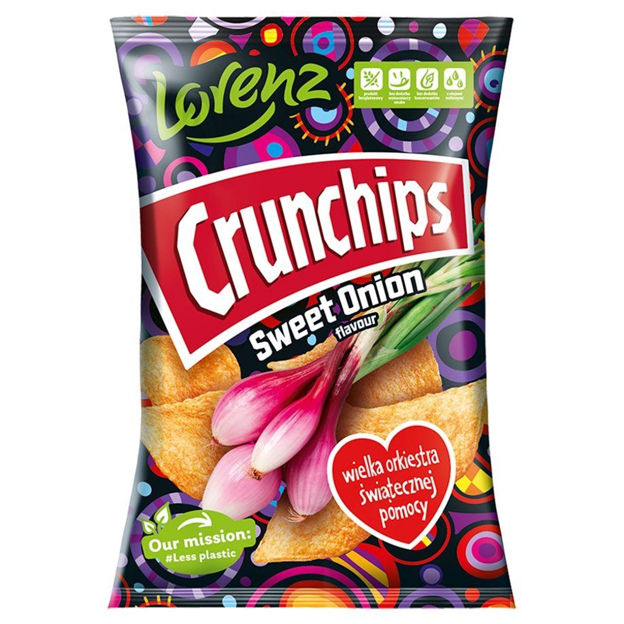 Chipsy ziemniaczane Sweet Onion Crunchips 130 g – AuchanPL Artykuły ...