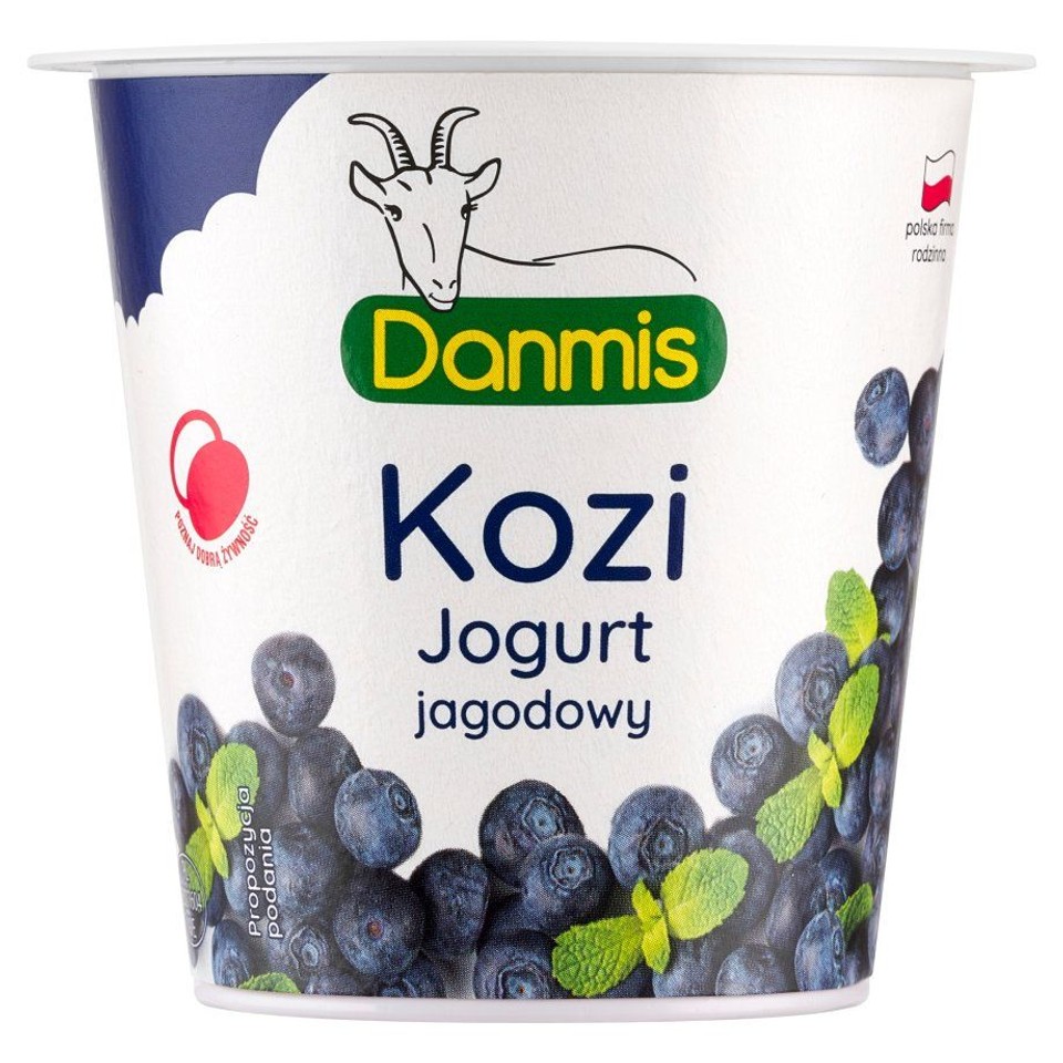 Jogurt kozi jagodowy Danmis 125 g – AuchanPL Artykuły spożywcze online ...