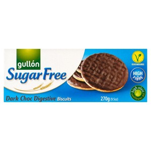 Digestive herbatniki bez cukru z ciemną czekoladą Gullon 270 g ...