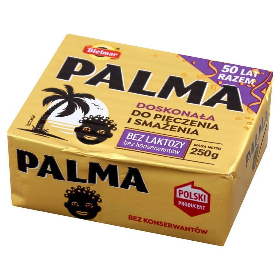 Margaryna Palma do pieczenia i smażenia bez laktozy Bielmar 250 g ...