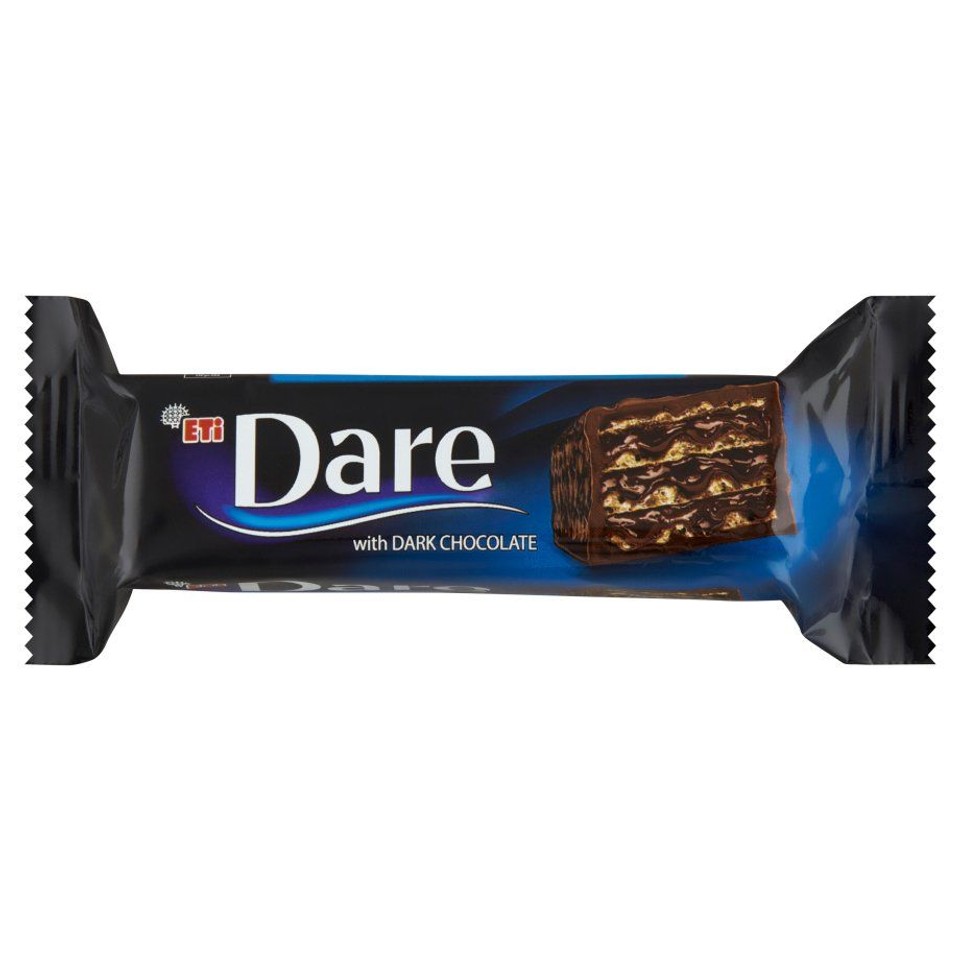 Wafel z kremem kakaowym w czekoladzie deserowej Dare 50 g – AuchanPL ...