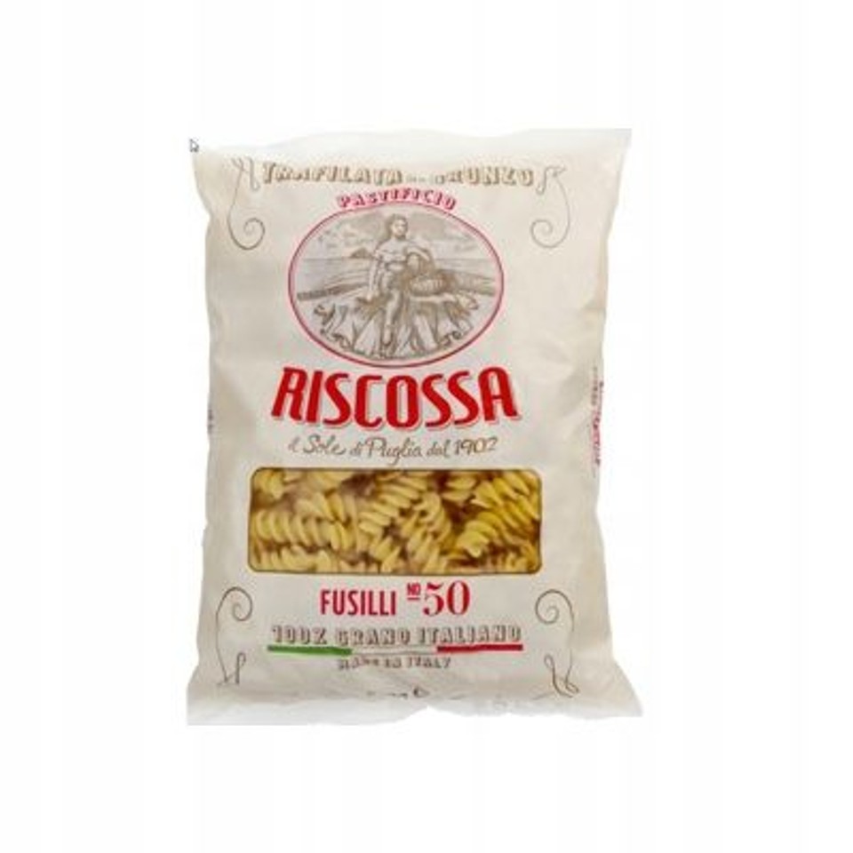Makaron z semoliny z pszenicy durum "Fusilli" Riscossa 500 g – AuchanPL ...