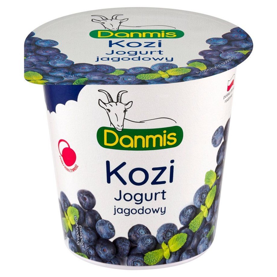 Jogurt kozi jagodowy Danmis 125 g – AuchanPL Artykuły spożywcze online ...