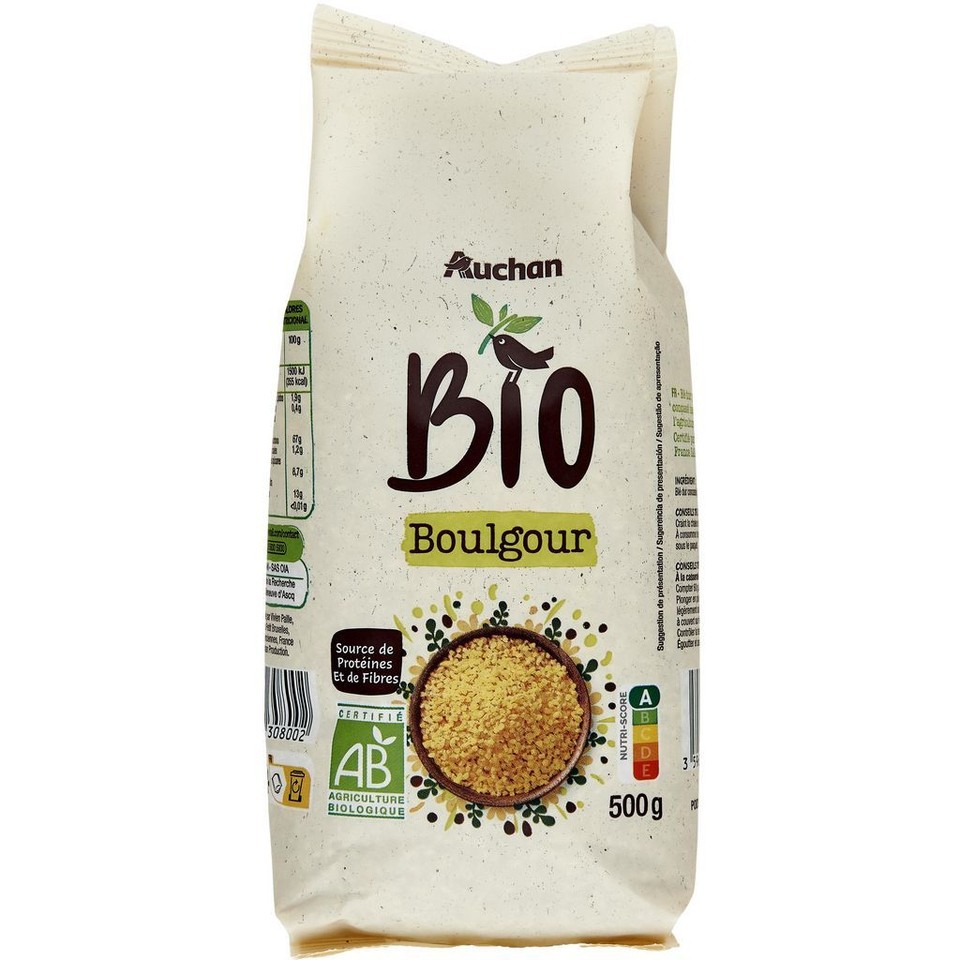 BIO Kasza bulgur Auchan 500 g – AuchanPL Artykuły spożywcze online i oferty