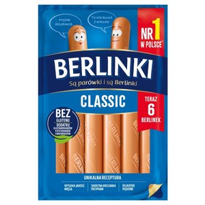 Parówki classic Berlinki 270 g – AuchanPL Artykuły spożywcze online i ...