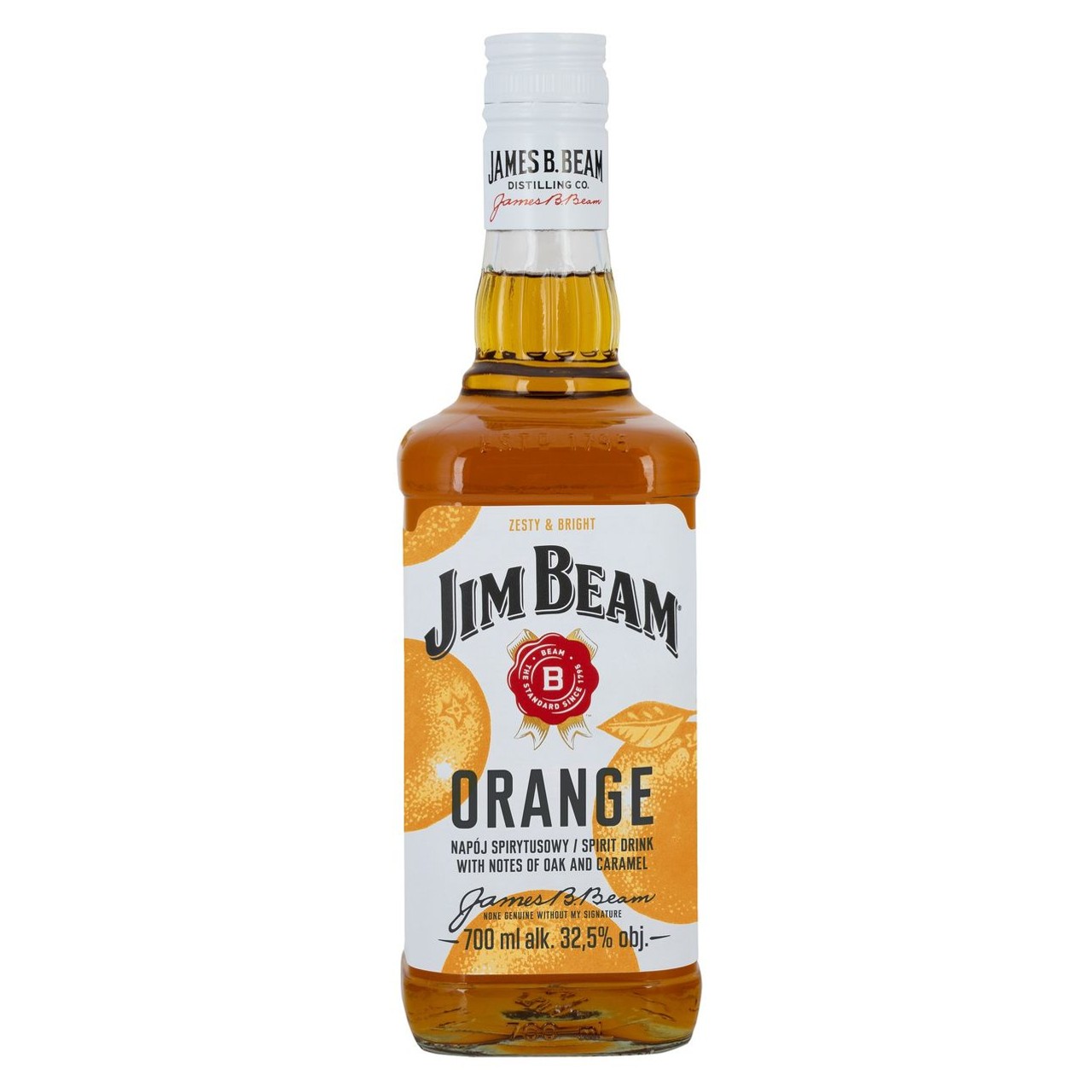 Bourbon o smaku karmelu Orange alk. 32,5% obj. Jim Beam 700 ml ...