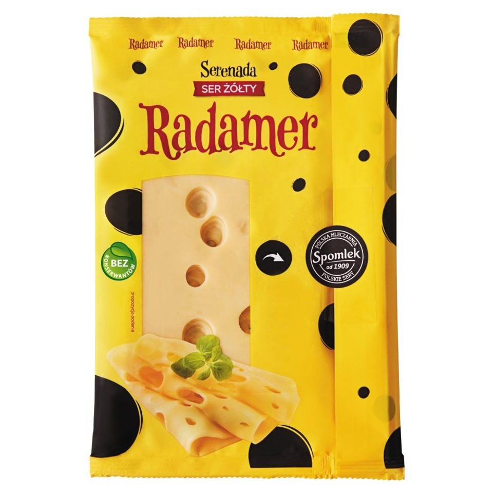 Ser radamer dojrzewający tłusty Serenada 135 g – AuchanPL Artykuły ...